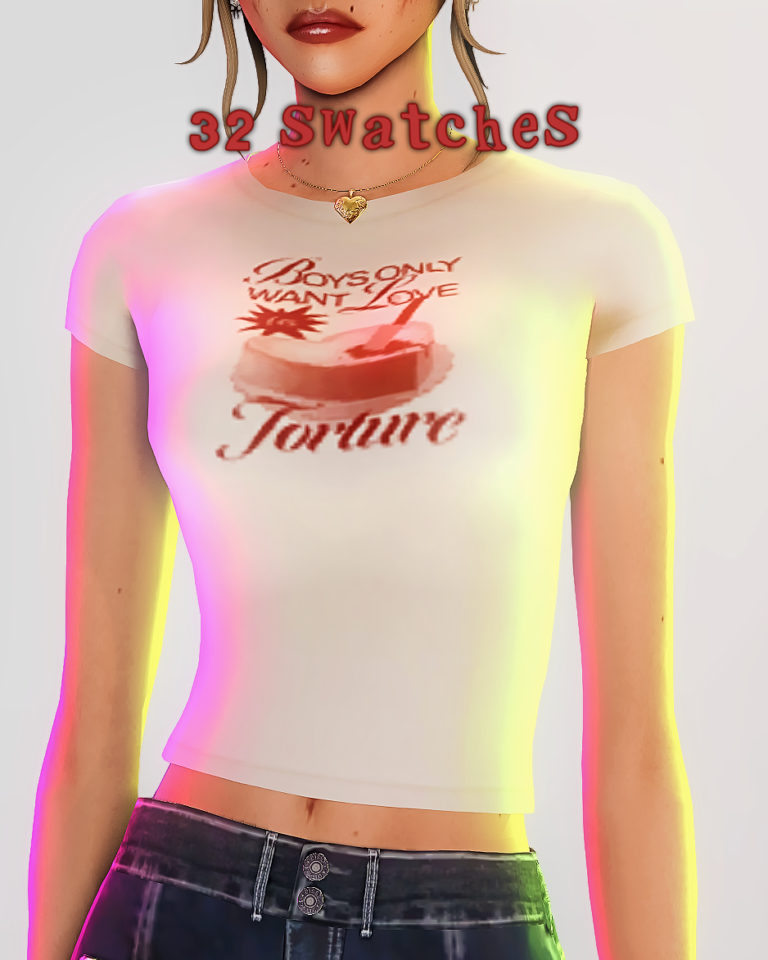 t-shirt recolors ₊˚⊹ᰔ - inZOI CC