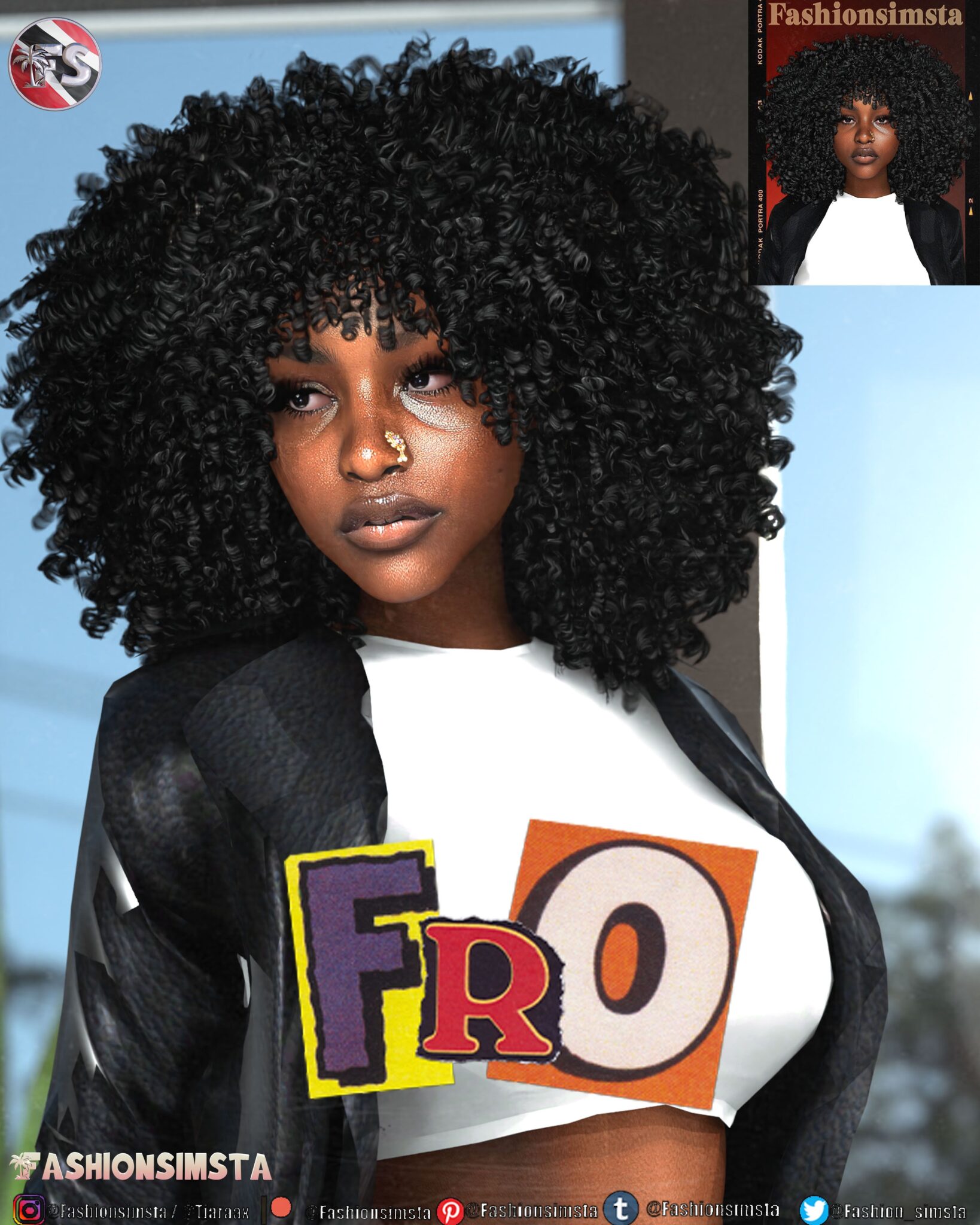 [Early Access]-Curly Fro ( Big Edition) - inZOI CC